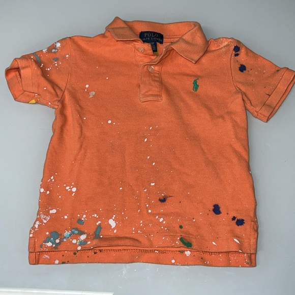 Polo Ralph Lauren | Shirts & Tops | Polo Ralph Lauren 3t Paint Splatter ...